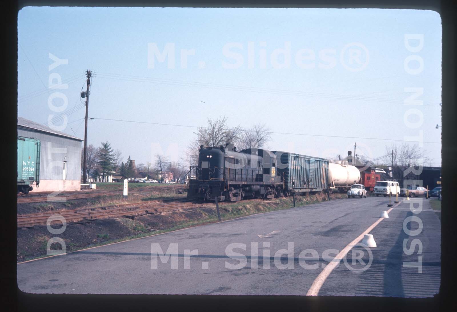 Original Slide Black River & Western EX CNJ ALCO RS3 1554 Action NJ ...