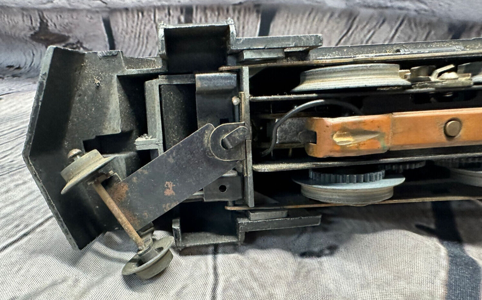 Vintage MARX O # 666 Black Cast Metal Steam Engine Locomotive | eBay