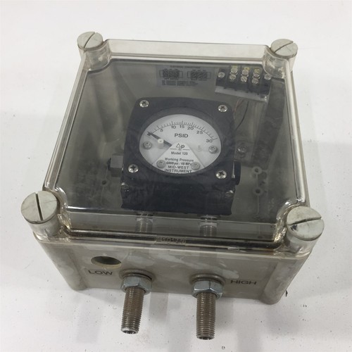 Mid-West Instrument Model 120 30 PSID Differential Pressure Gauge W ...
