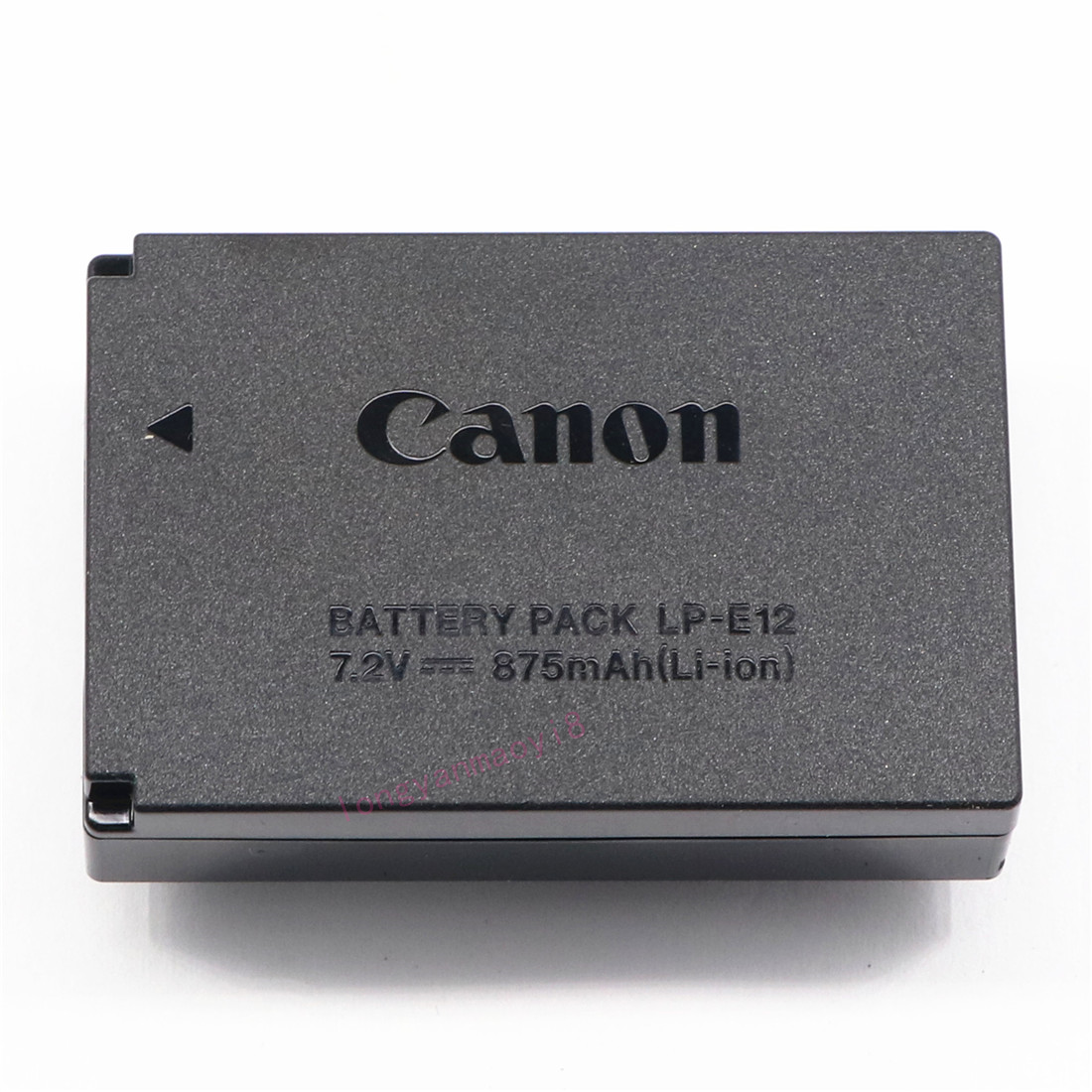 Canon LPE12 875mAh Li-Ion Battery Pack for EOS Rebel SL1, EOS M for ...