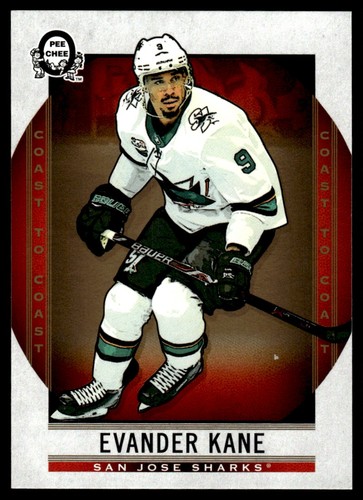 2018-19 O-Pee-Chee Coast to Coast Evander Kane San Jose Sharks #75 ...