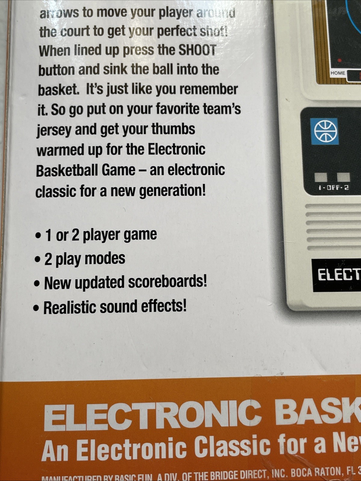 Mattel Electronic Basketball Handheld Electronic Game for sale online ...