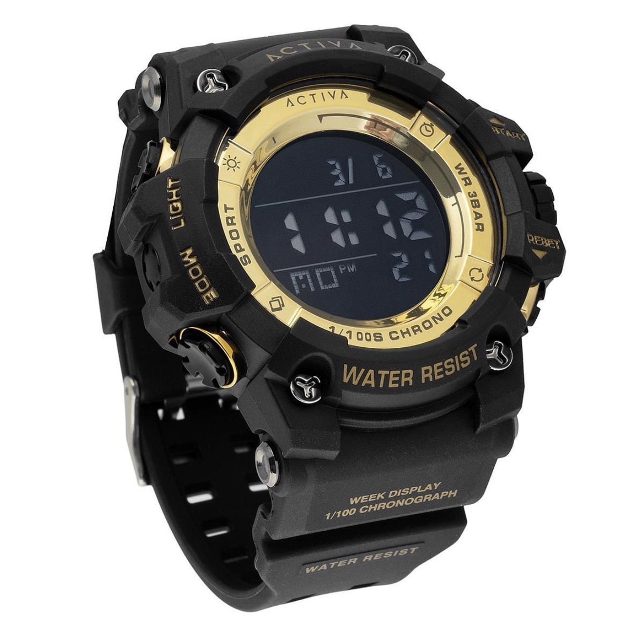 Activa Sync X Invicta Men's Digital Watch 50mm Black Multifunction ...