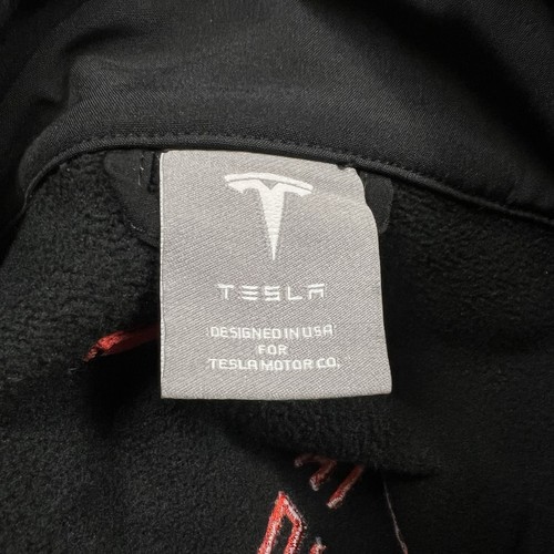 Tesla Embroidered Jacket Black Mens Size M Gigafactory Coat Zip Up ...
