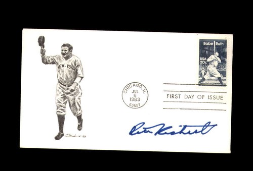 Peter Richert Signed 1983 FDC Babe Ruth Cache First Day Cover Autograph ...