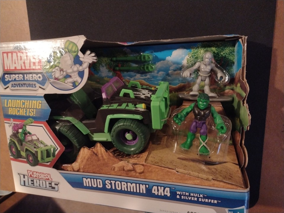 Playskool Heroes Marvel Super Hero Adventures Mud Stormin' 4x4 NEW | eBay