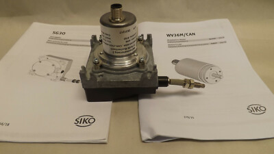 SIKO Wire-actuated encoder SG31 3000 mm & Absolute encoder WV36M/CAN | eBay