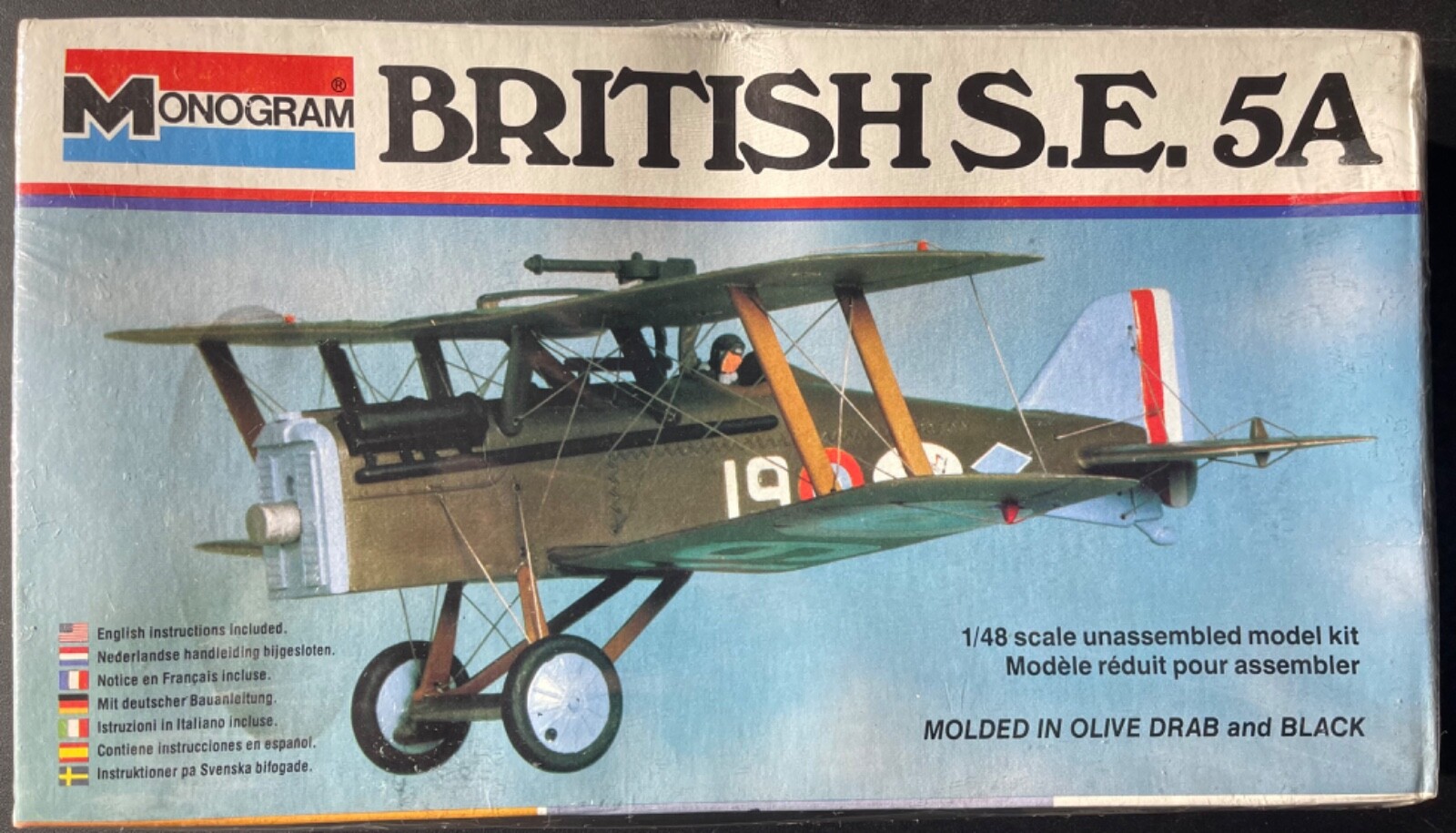 Monogram British S.E. 5A 5205 1/48 FS NEW Model Kit ‘Sullys Hobbies’ | eBay