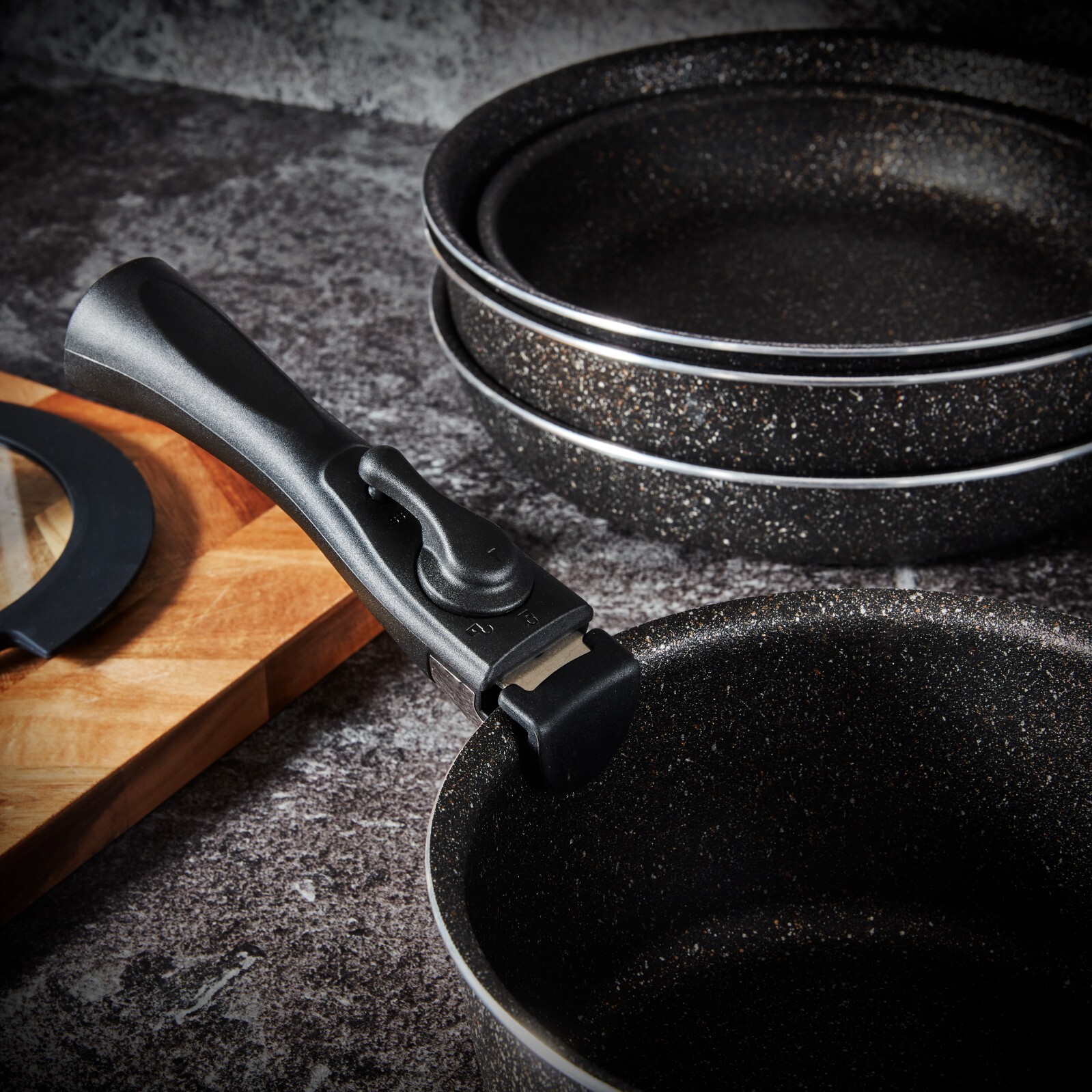 Tower Freedom Stacking Cookware Set, 13 Piece, Precision Non-Stick ...