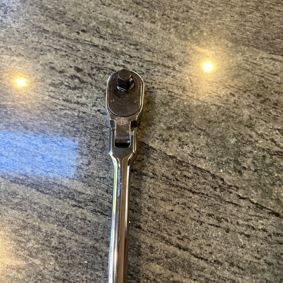 Snap On shlfd80a 1/2” drive hard handle long flex head ratchet orange25 ...