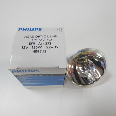 PHILIPS FIBER Optic Lamp Type 6423FO A1/232 15V150W GZ6.35 Endoscope ...