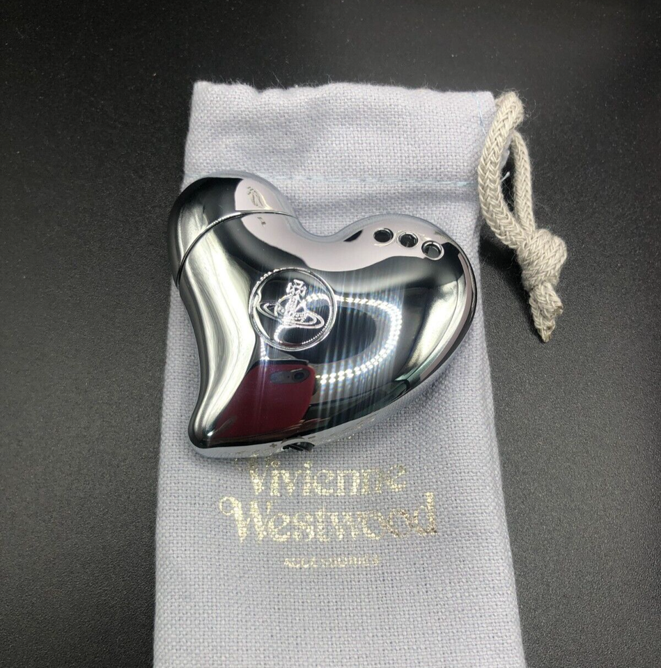 Vivienne Westwood Orb Heart Lighter Electronic Gas Lighters Silver With ...