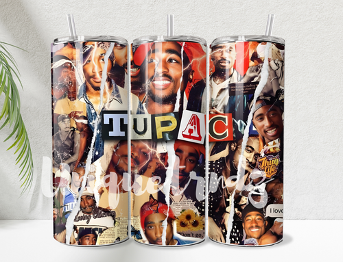 Tupac Rapper Straight 20oz Tumbler Mug Cup Insulated Stainless Steel | eBay