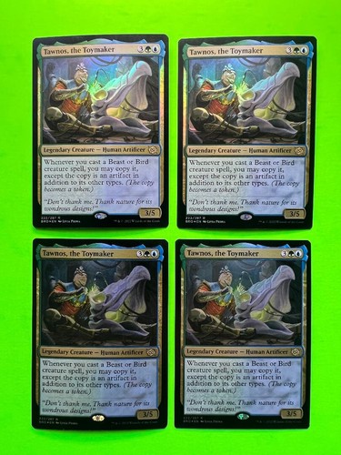 MTG The Brothers' War ( Tawnos, the Toymaker ) ** FOIL** Lot of 4 Cards ...