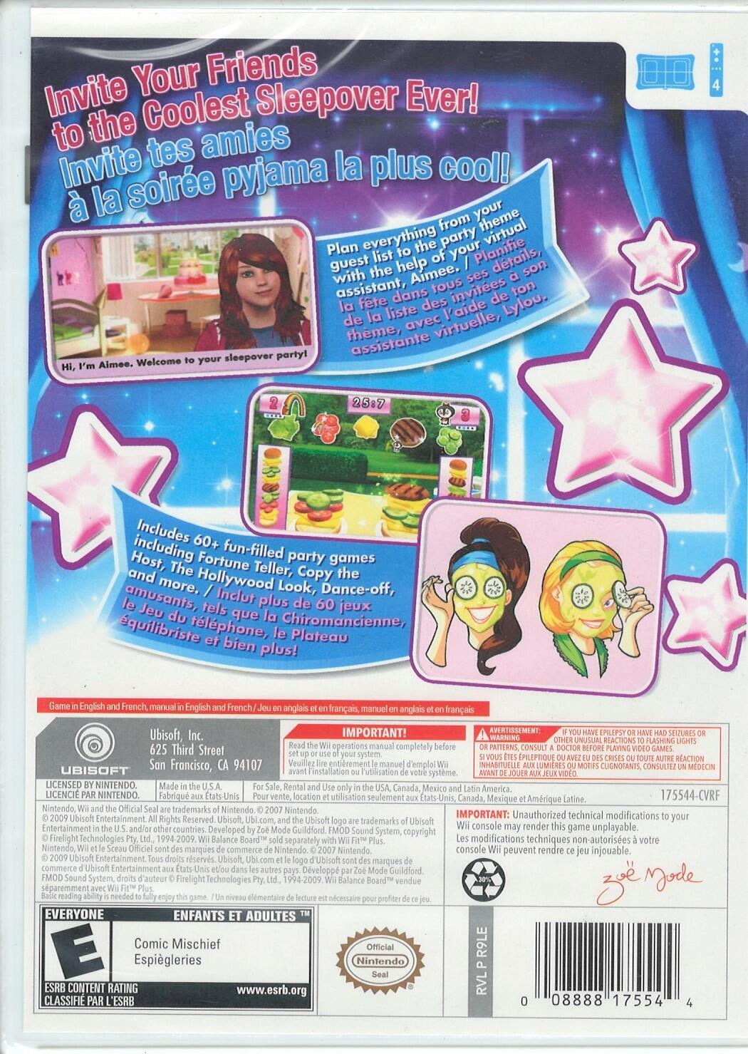 Sleepover Party - Nintendo Wii for sale online | eBay