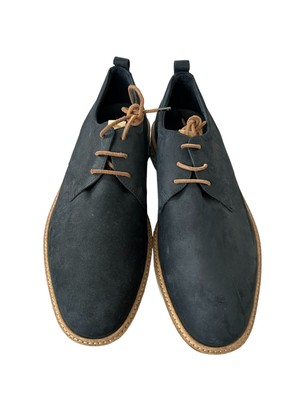 Ecco Mens ST.1 Hybrid Phorene Lace Up Leather Oxford Shoes Black Size ...