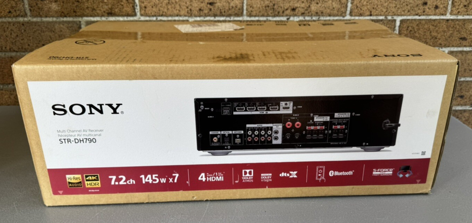 NEW Sony STR-DH790 7.2-Channel 7.2CH 4K A/V Home Theater Receiver w ...