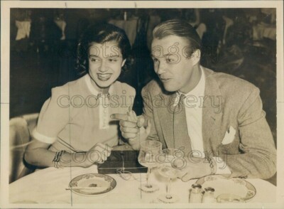 Press Photo Actor Wayne Morris & Author Wife Leonora Hornblower | eBay