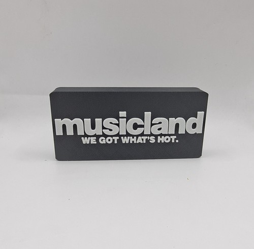 Musicland Store Logo Sign Desk Shelf Art Sam Goody | eBay