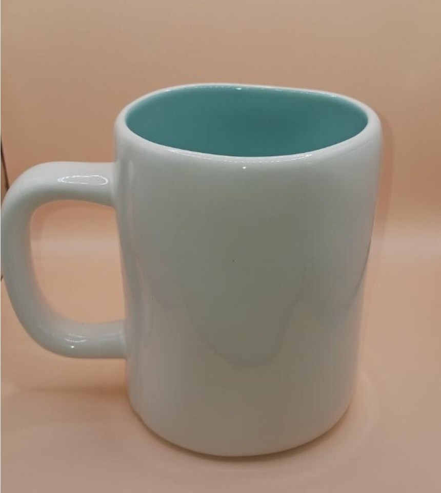 Rae Dunn Mug "DREAM" 16 Oz Coffee/Tea Mug With Turquoise Interior 2018 ...