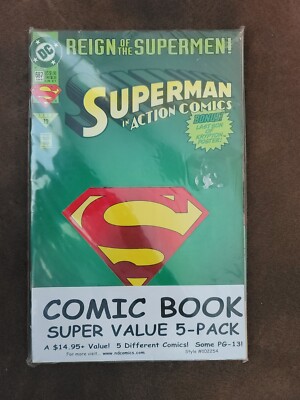 Comic Book Super Value Pack (5-Pack) NEW (Sealed) | eBay