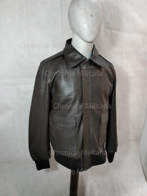 ww2 bomber jacket A2 American pilot leather jacket All sizes | eBay