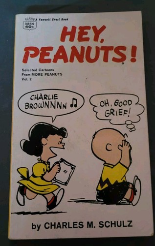 Hey, Peanuts!: 1968 Tenth Fawcett Crest Printing PB by Charles M ...