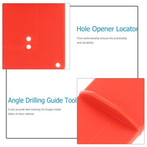 2 Pcs Hinge Hole Punch Locator Drilling Guide Woodworking Positioner ...