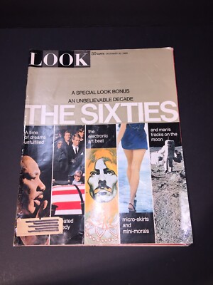 LOOK MAGAZINE DECEMBER 30 1969 Vol 33 #26 MLK Special Edition JFK Moon ...