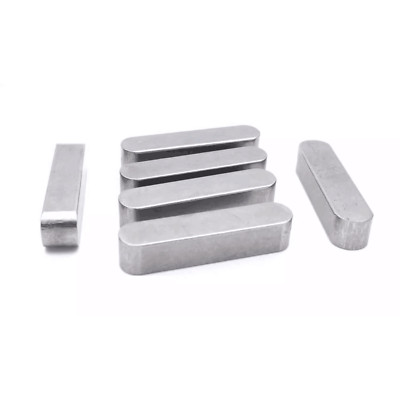 6pcs 3mm type-A flat keyed pins round corner square pin dowel SUS304 6 ...