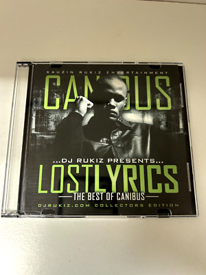 RARE DJ RUKIZ CANIBUS LOST LYRICS UNRELEASE MIXTAPE MIX CD PROMO | eBay