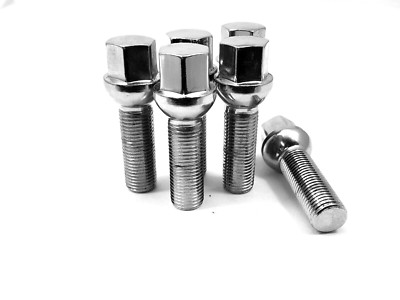 20 Pc 14mm x 1.50 VW CHROME LUG BOLTS (23mm Shank Length) # AP-809/23 ...