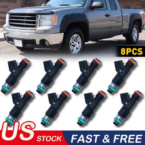 8* Fuel Injectors For 2007-2009 Chevrolet Silverado 1500 GMC Sierra ...