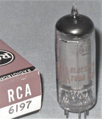 6197 TUBE RCA TESTED & BOXED VINTAGE COMMERCIAL SURPLUS | eBay