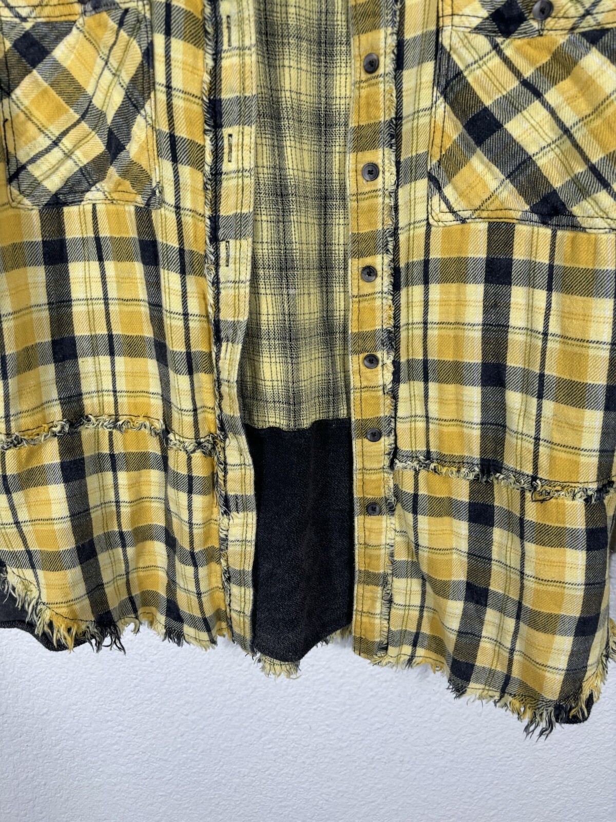 Free People Calico Basin Shacket Womens Medium Plaid Hooded Flannel ...