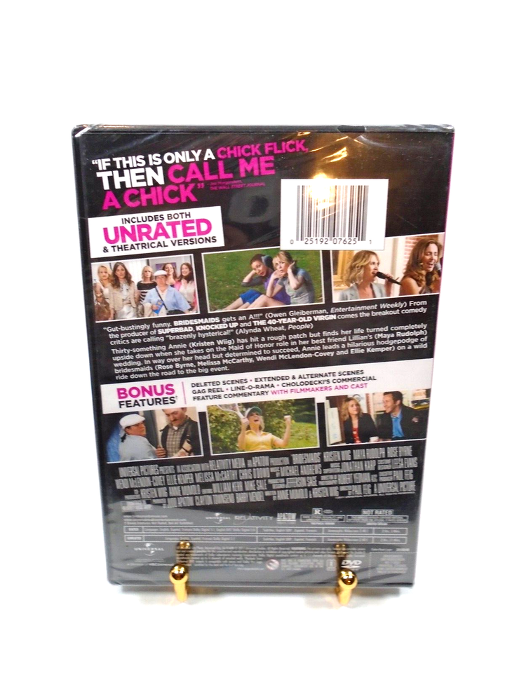 New Sealed Bridesmaids DVD Movie Widescreen Unrated & Theatrical Versions Comedy 25192076251| eBay