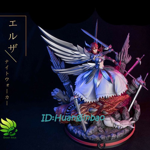 Fairy Tail Erza Scarlet Resin Model GreenLotus Queen 50cmH Anime In ...