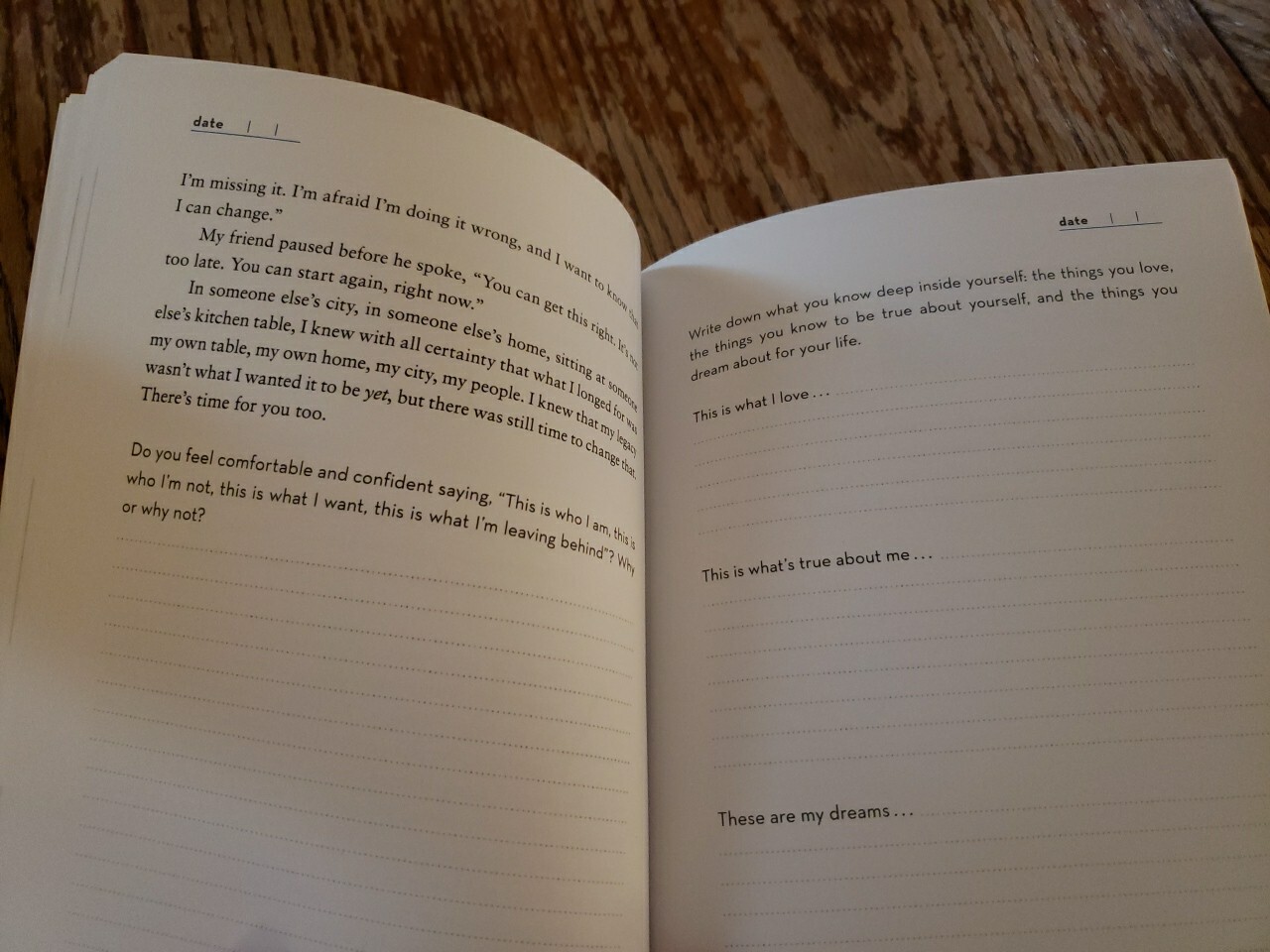 Present Over Perfect Guided Journal by Shauna Niequist (2021, HC) NEW ...