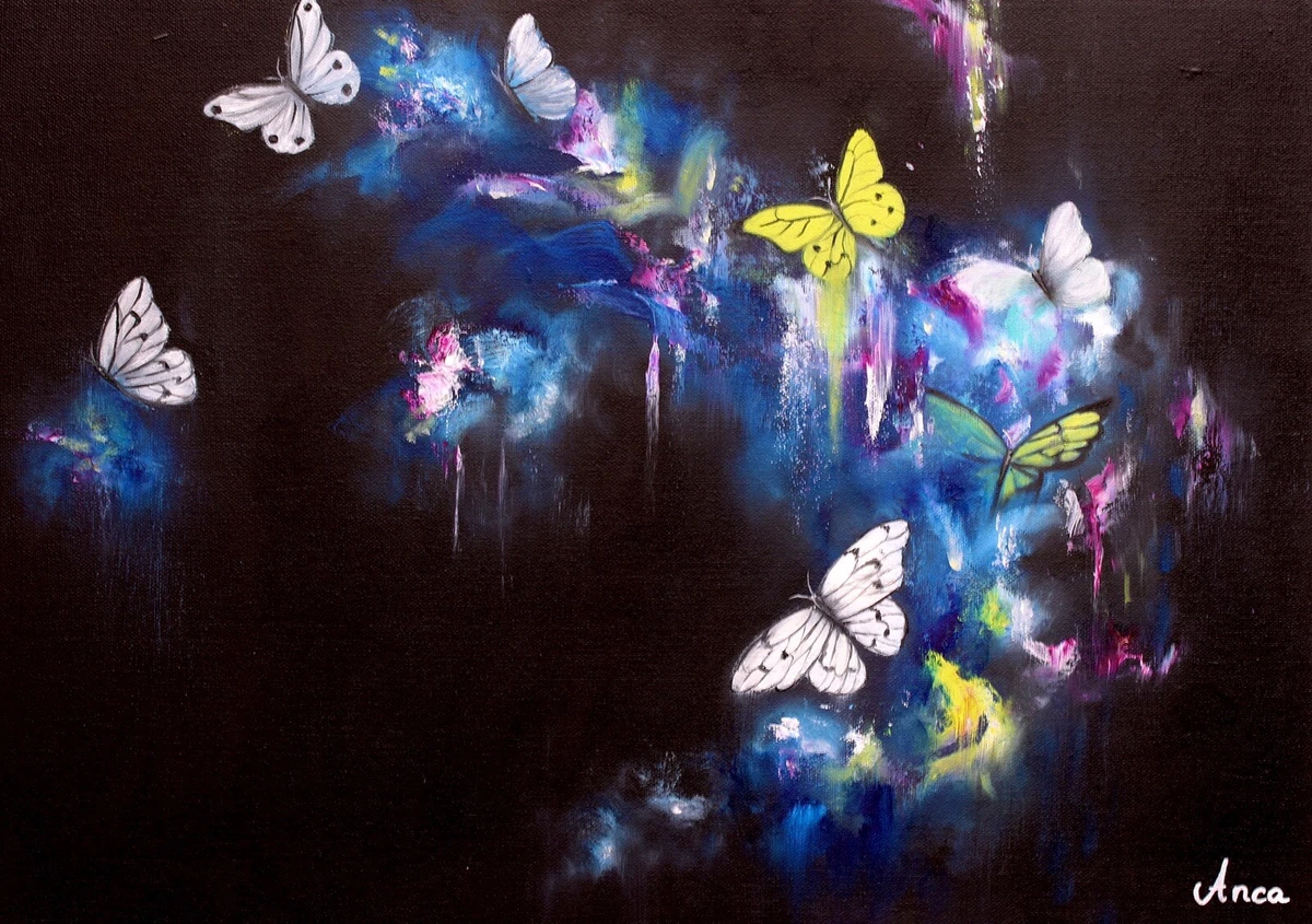 Oil Paintings Of Butterflies