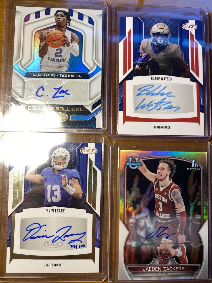 16 Card Sports Card Autograph And Relic Lot, NFL, NBA, MLB,NHL | eBay