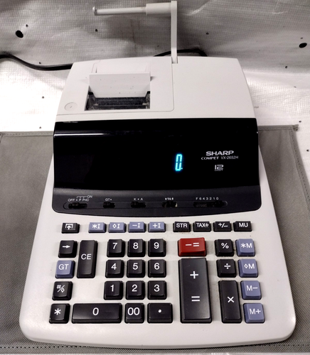 Sharp Compet VX-2652H 12 Digit Adding Machine with Printing Tape Option | eBay