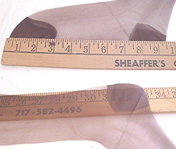 PR VTG SEAMLESS FLAT KNIT RHT GARTER TOP NYLON STOCKINGS 9 1/2 x 33 | eBay