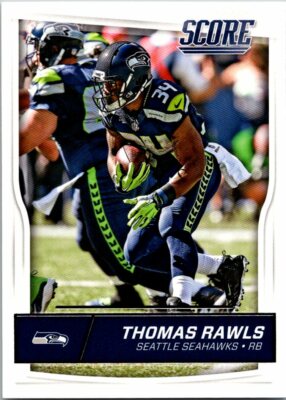 Thomas Rawls 2016 Score #283 Seattle Seahawks Football Card NFL | eBay