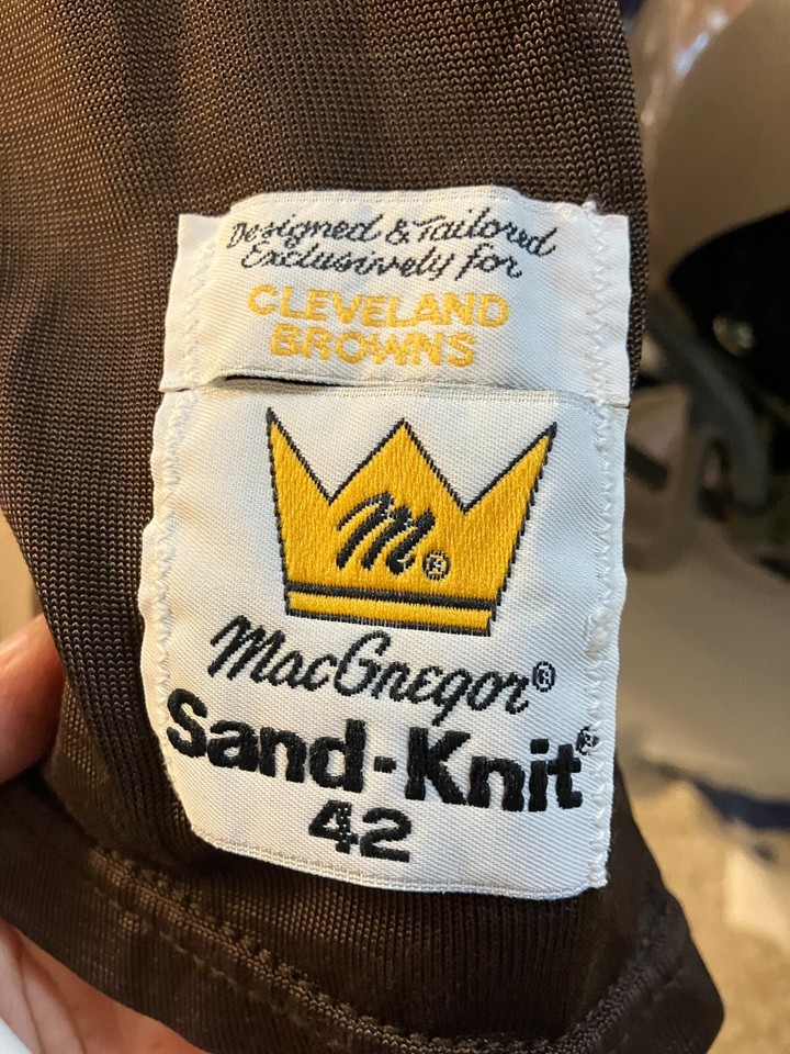 1990 Cleveland Browns team issued Brown Durene jersey, Mike Oliphant | eBay