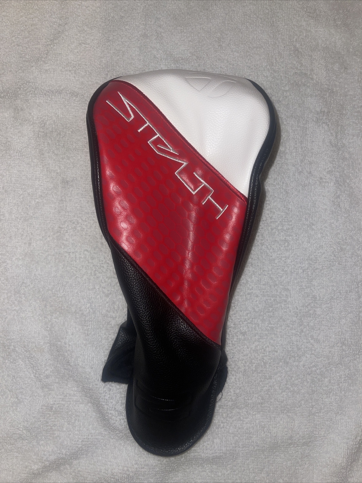 TaylorMade Golf Stealth 2 Driver Head Cover - Black/Red/White (TAMA8307 ...