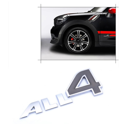for MINI Cooper R60 R61 F60 Countryman Paceman Silver ALL4 Emblem Car ...