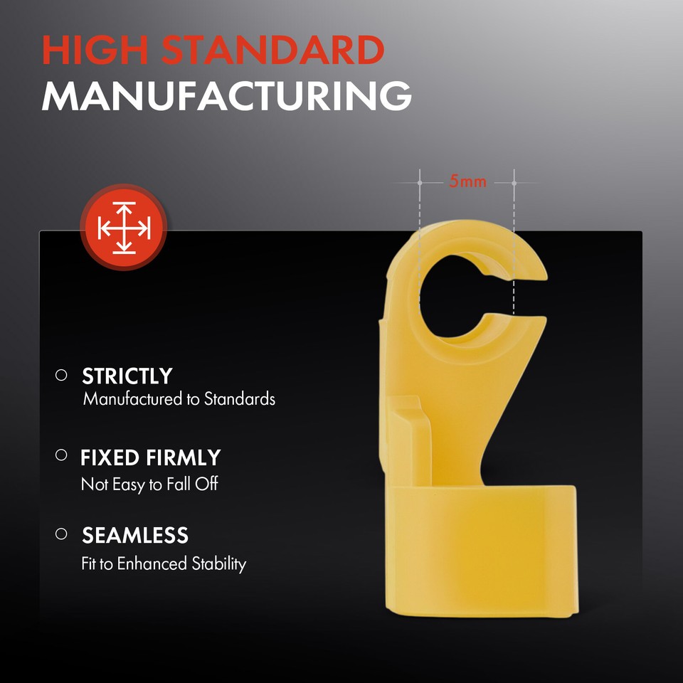 20x 5mm Nylon Door Lock Rod Retainer Clip for Toyota Camry RAV4 Corolla ...