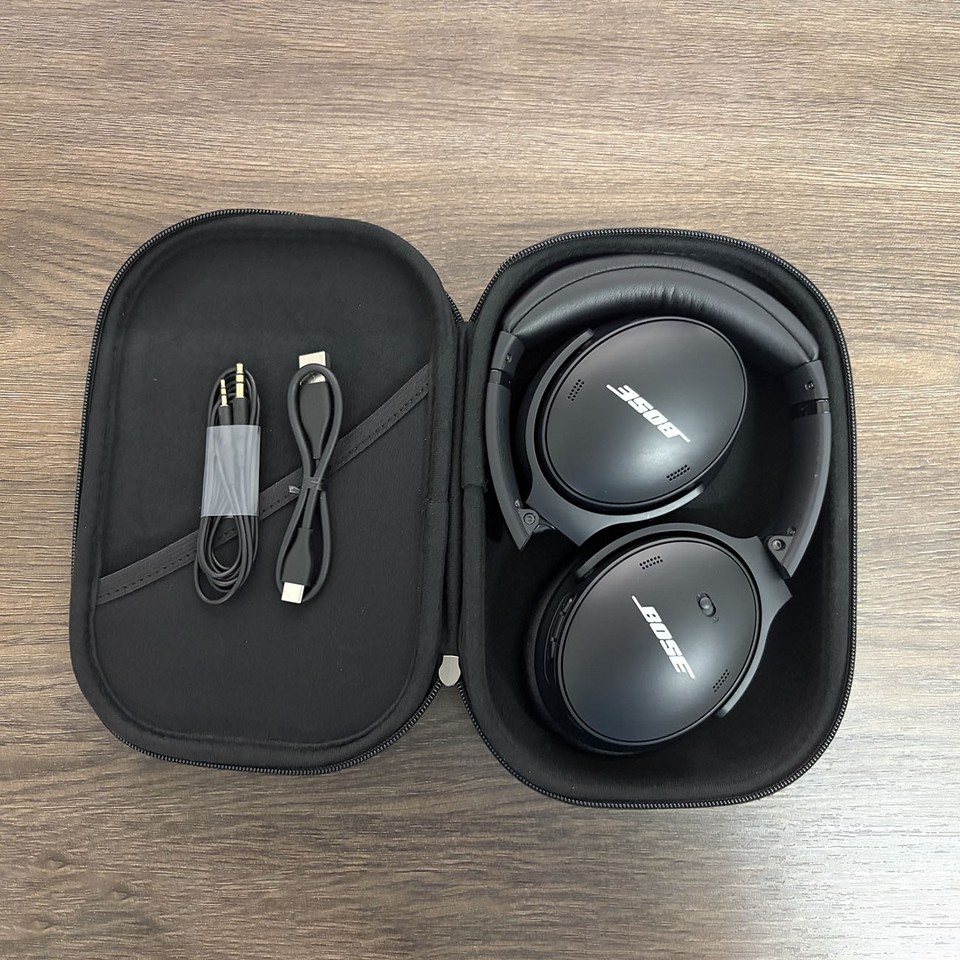 Bose QuietComfort QC 45 QC45 Noise Cancelling Wireless Headphones Black ...