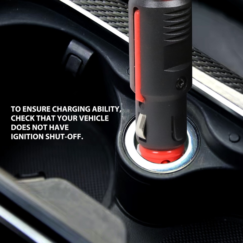 12V Male Plug Genius Smart Battery Chargers Compatible with NOCO GC003 ...