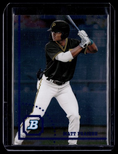 Matt Frazier 2022 Bowman Heritage Chrome Prospects Pittsburgh Pirates # ...